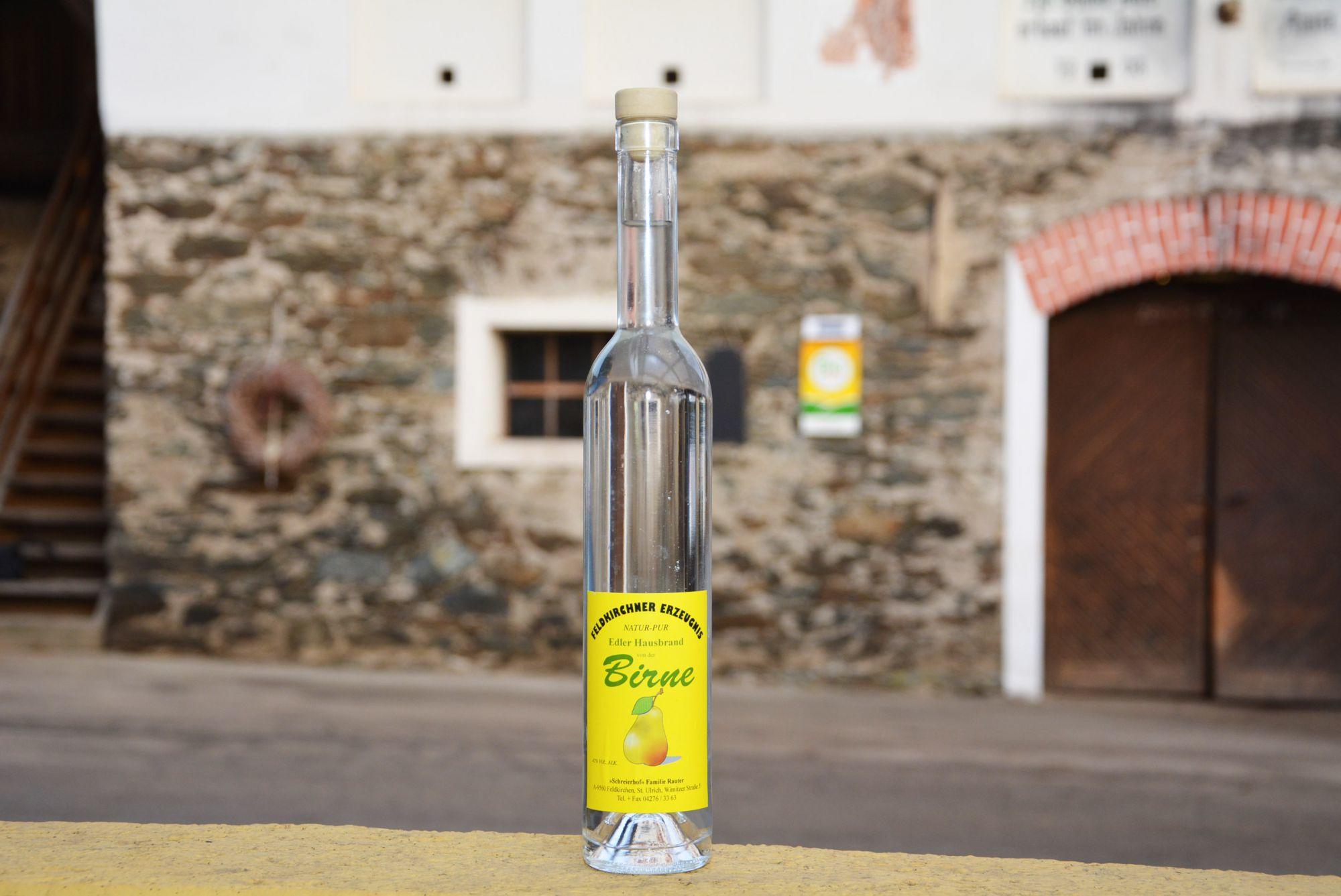 Edler Hausbrand von der Birne 0,5 Liter - Gaumenfest.at - Entdecke den ...